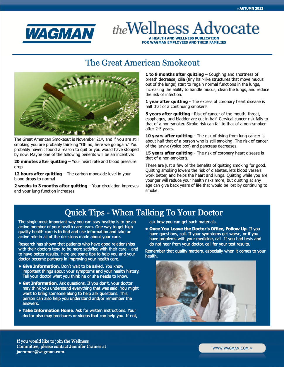 The Wellness Advocate – Employee Intranet